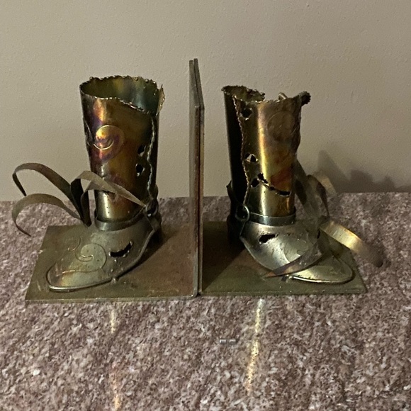 Accents | Vintage Cowboy Boot Book Ends | Poshmark